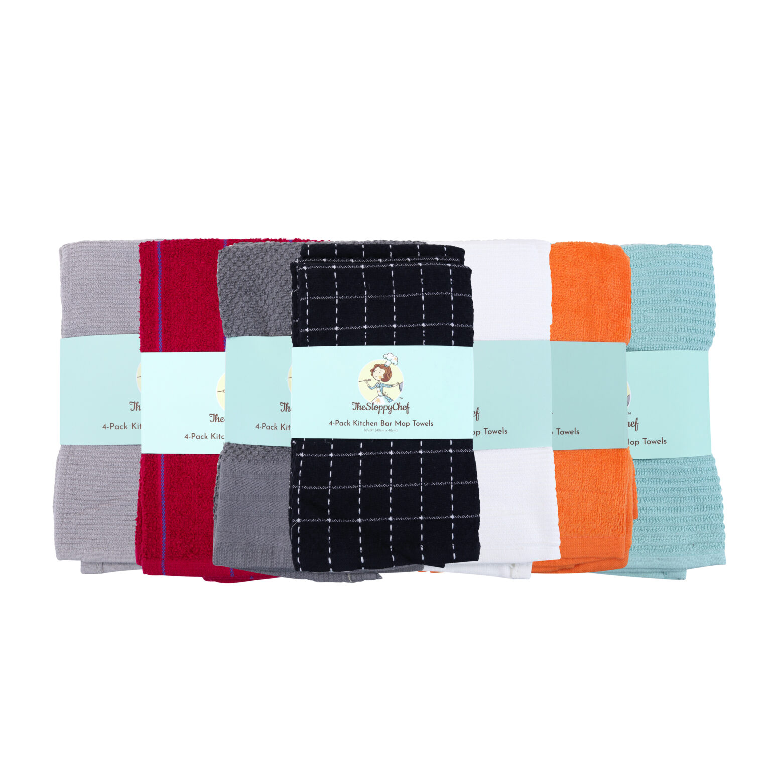 4-Pack Sloppy Chef Utility Towel - Arkwright Home