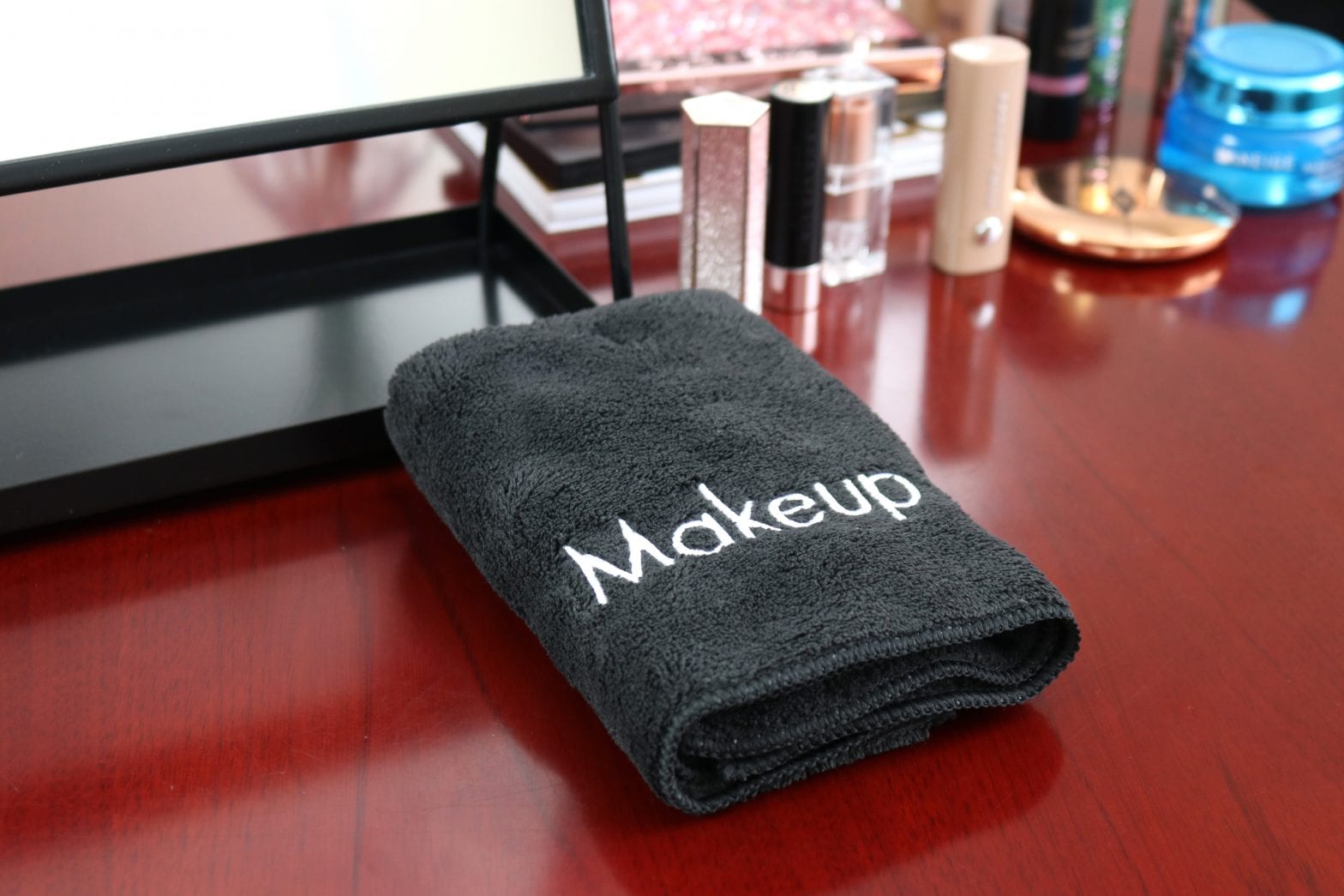 Terry Embroidered Makeup Towels - Arkwright Home