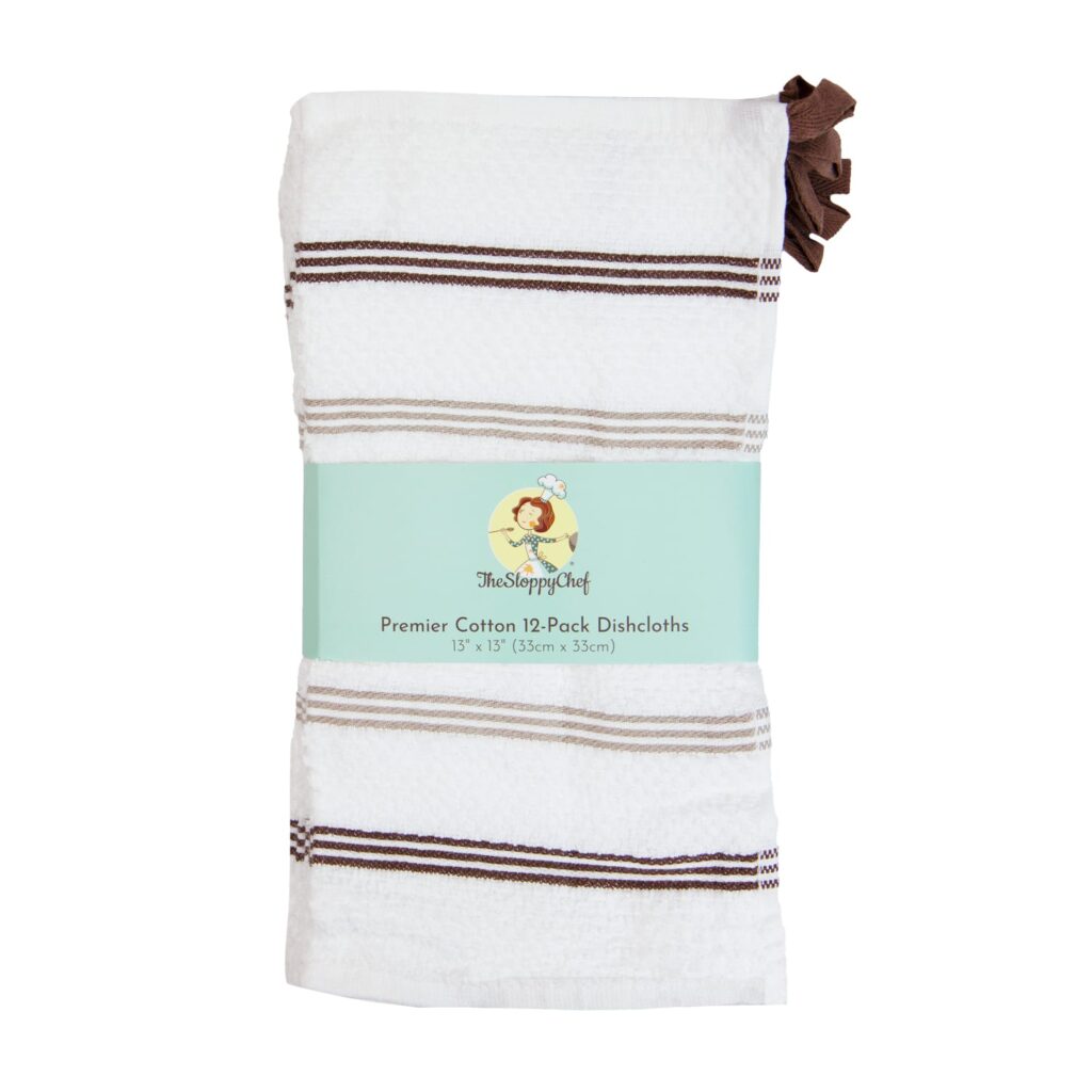 12-Pack Sloppy Chef Premier Dishcloths - Arkwright Home