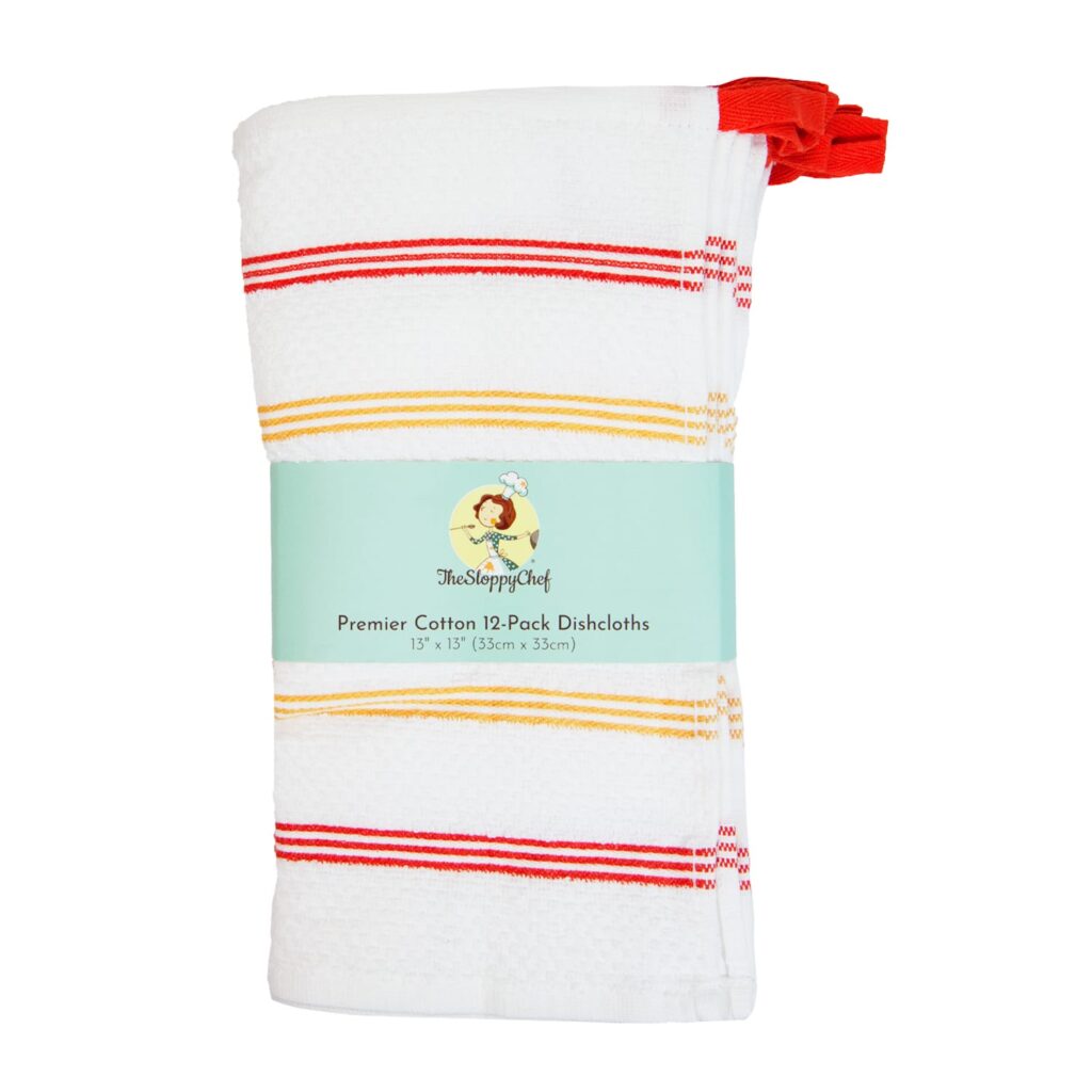 12-Pack Sloppy Chef Premier Dishcloths - Arkwright Home