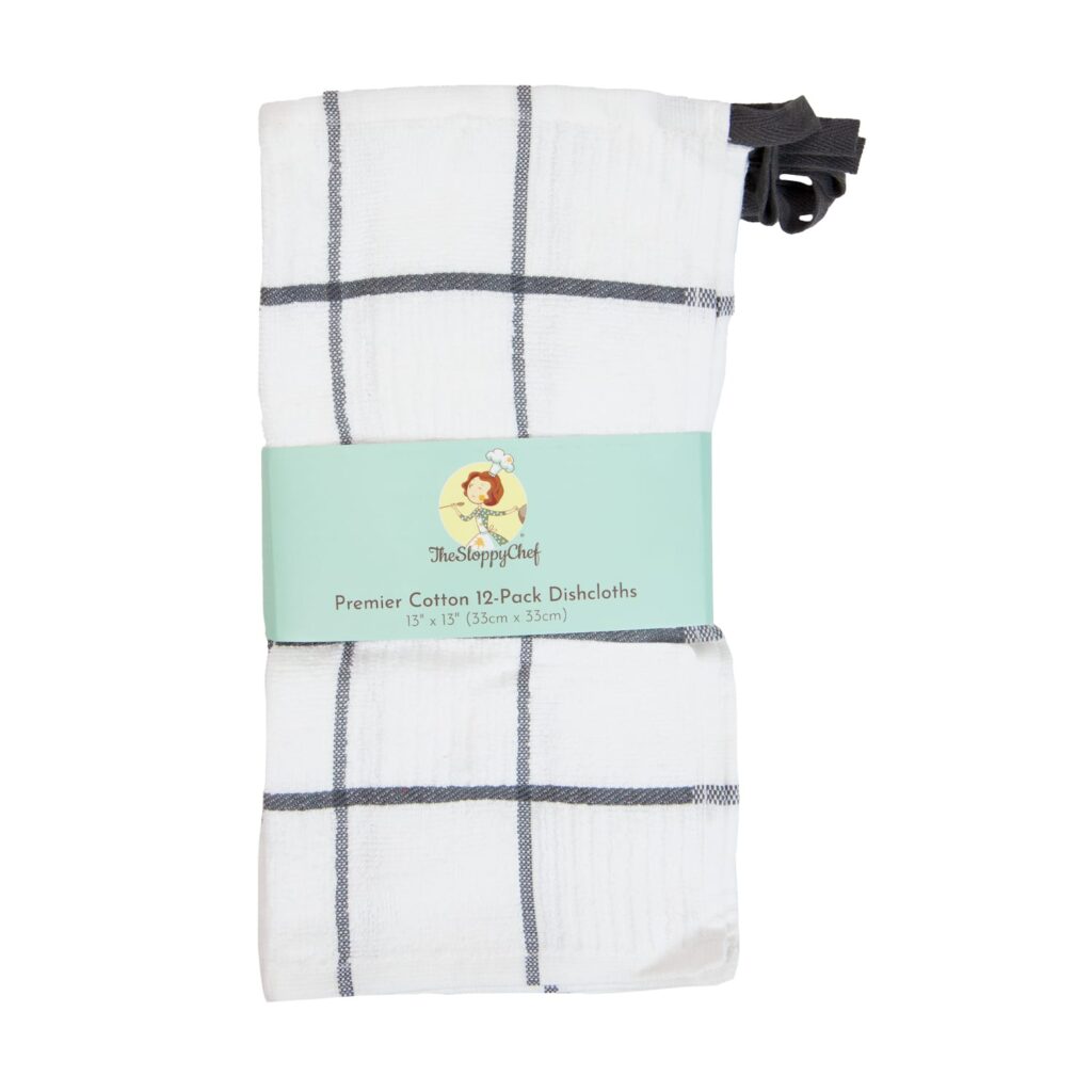 12-Pack Sloppy Chef Premier Dishcloths - Arkwright Home