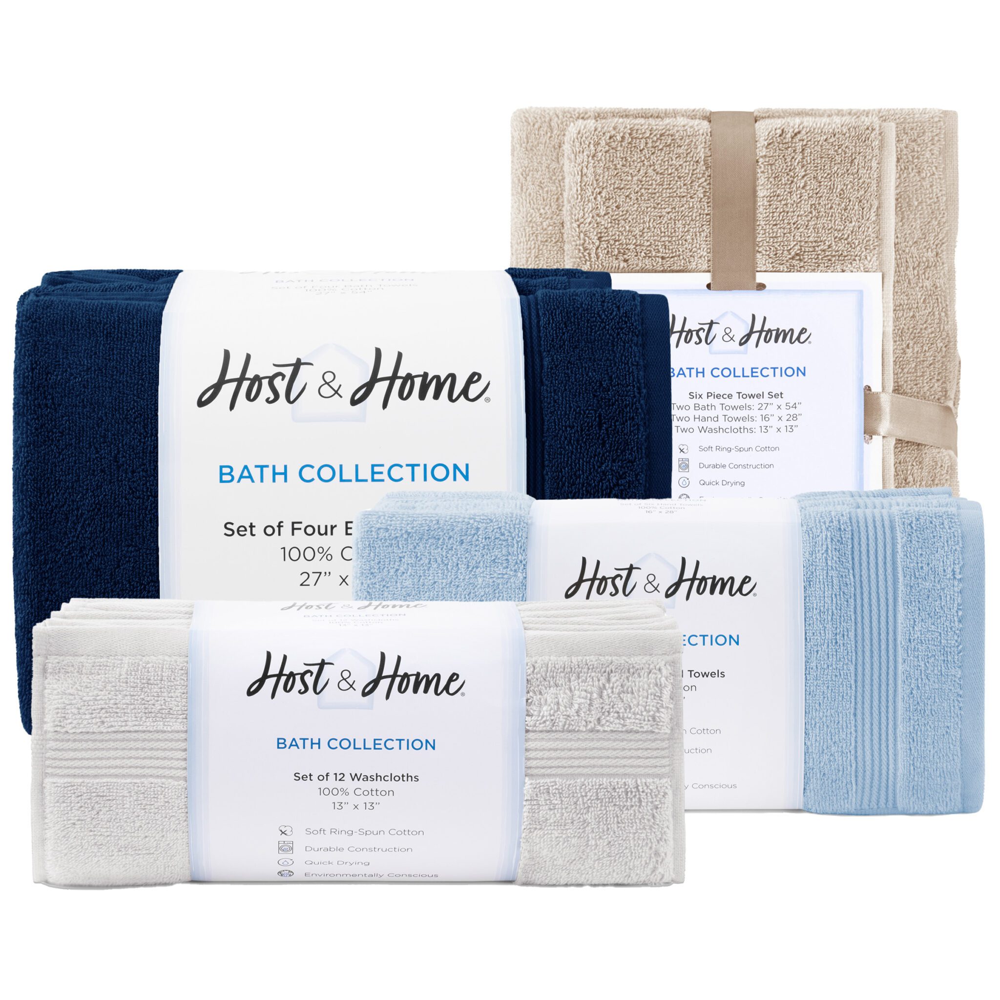 Host & Home Bath Towel Collection - Arkwright Home
