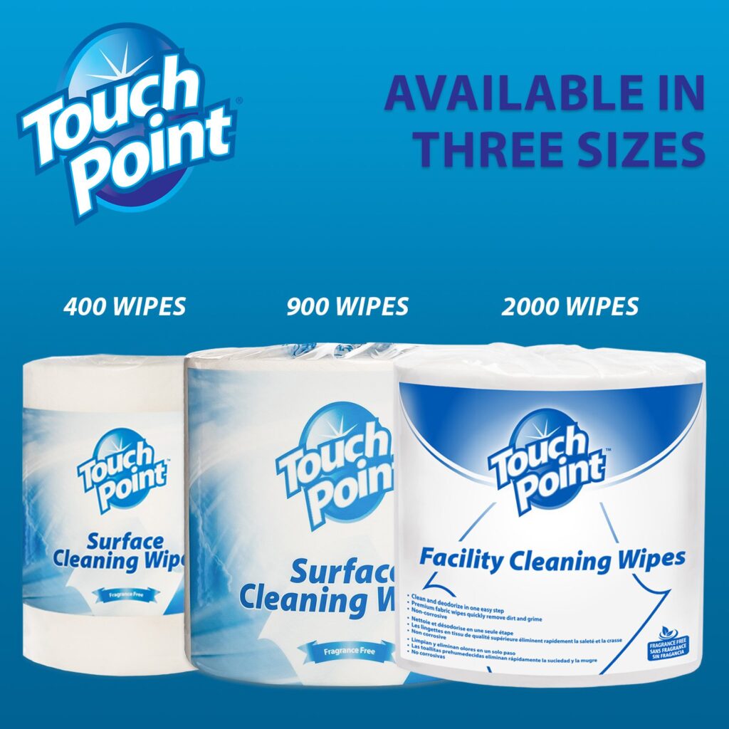 Touch Point Facility Cleaning Wipes - Arkwright Home