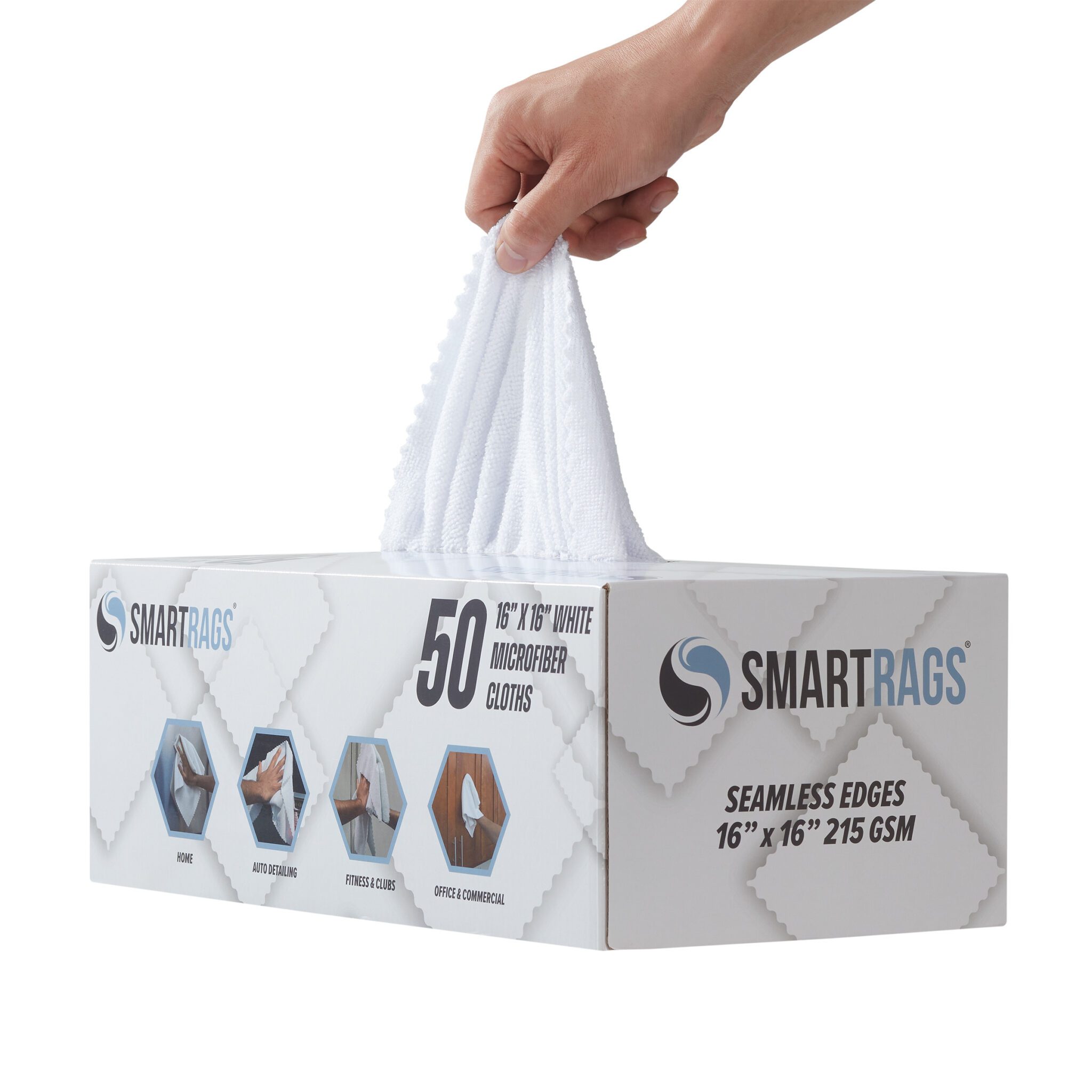 SmartRags Mid-weight Microfiber Cloth Box - Arkwright Home